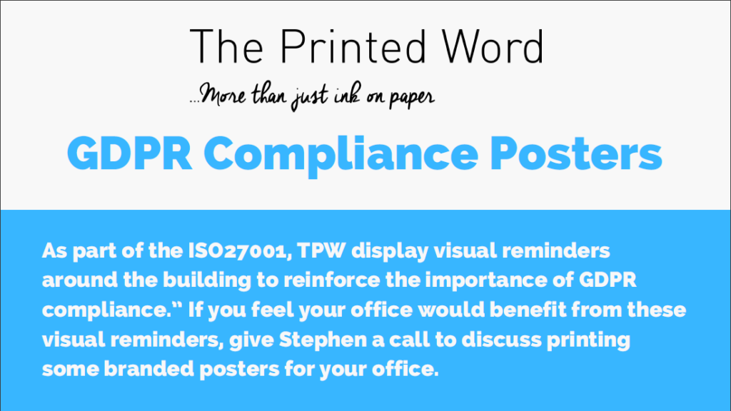 TPW Posters - The Printed Word